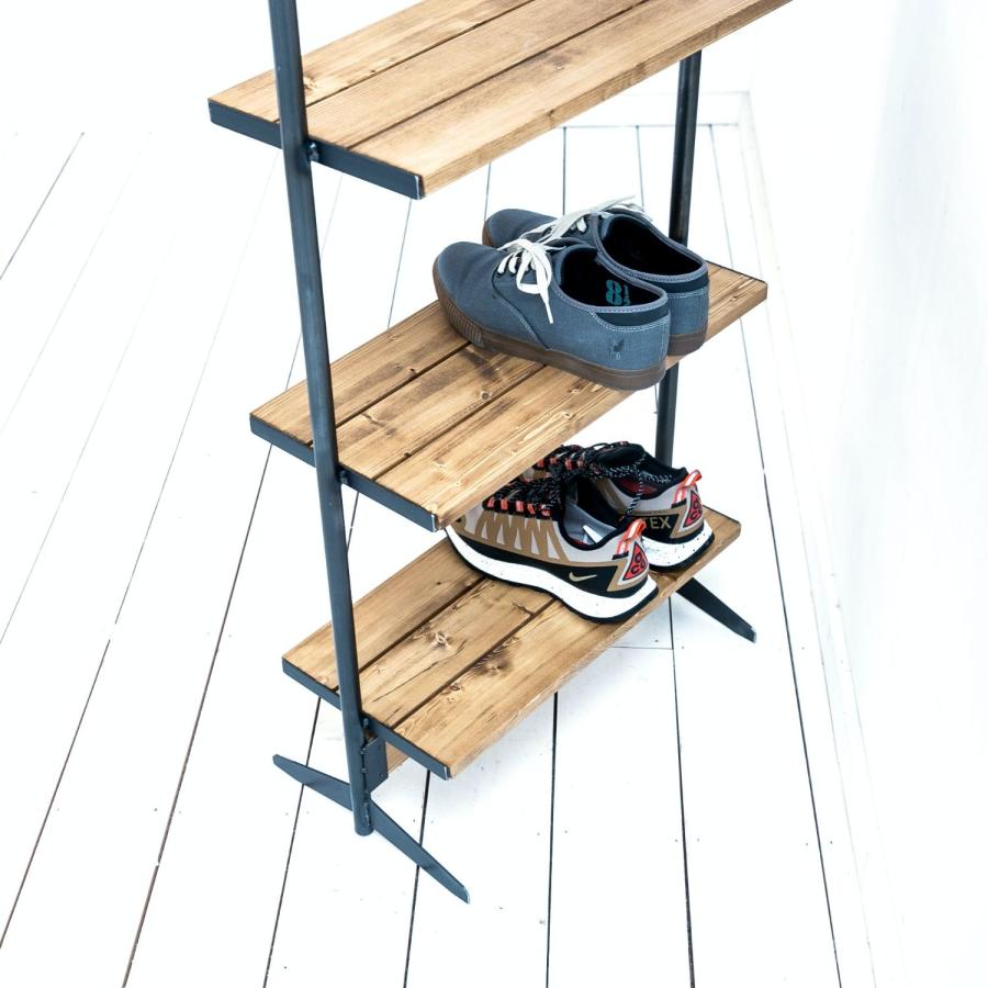 本棚 ディスプレイラック 棚 無垢 北欧 シンプル モダン ナチュラル おしゃれ 天然木 手作り 2段 コンパクト :SHF-10:NEALD - 通販 - Yahoo!ショッピング