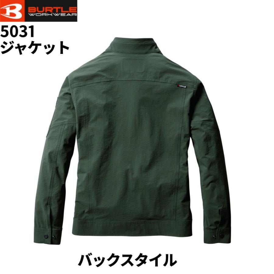BURTLE 2025SS バートル 5031 ジャケット 長袖 コーデュラ4WAYストレッチ 吸汗速乾加工 接触冷感 作業着 クレイジーストレッチ ユニセックス M~3L : ネアス ...