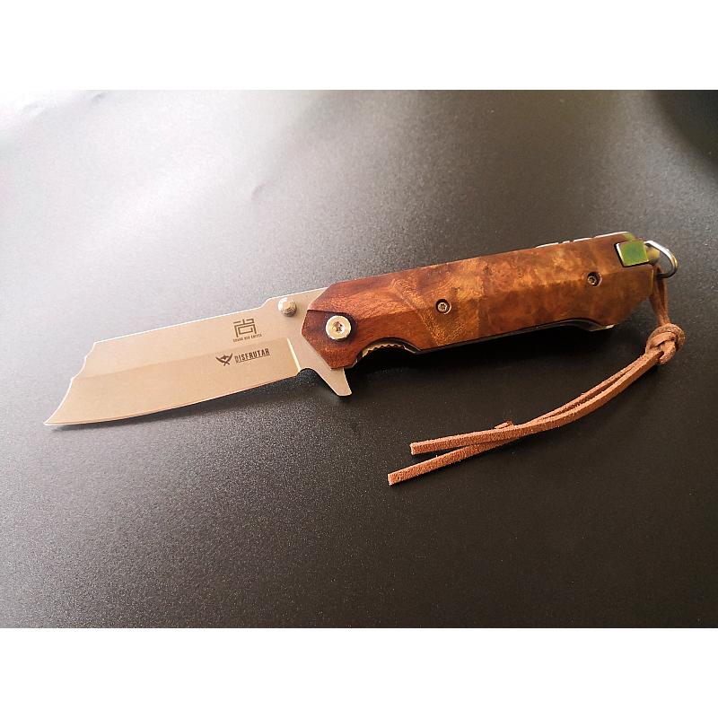 DISFRUTAR LORENZO DC53 STEEL ディスフルタール ロレンゾ アウトドアナイフ キャンピングナイフ フォールディングナイフ 登山 狩猟 釣り シャドウウッド ...