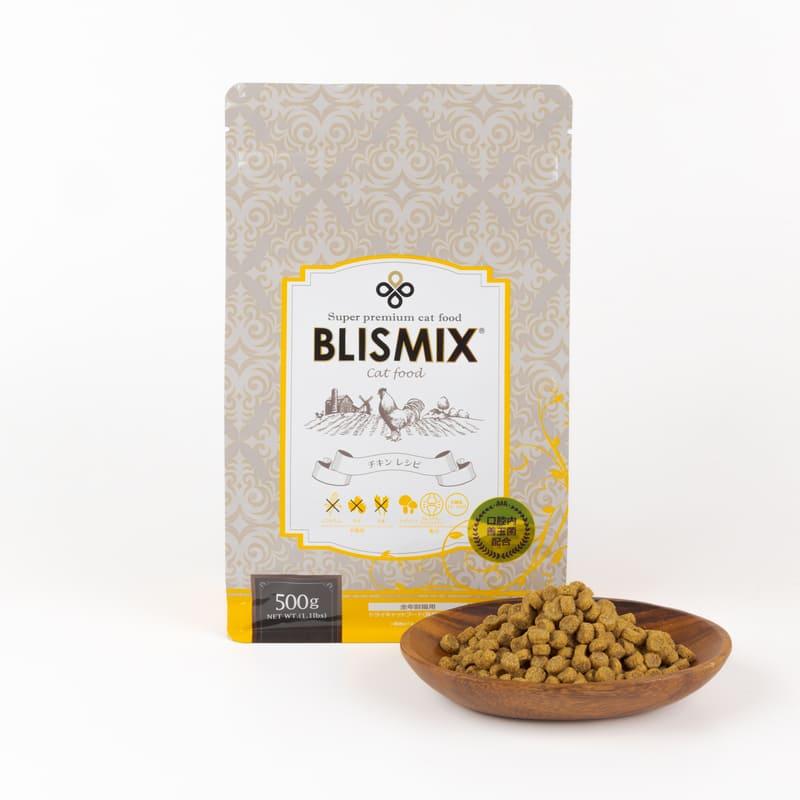 BLISMIX ブリスミックス チキン 500g 口腔ケア 免疫活性化 関節サポート ドライフード キャットフード 猫餌 : ネコイロYahoo!店 - 通販 - Yahoo!ショッピング