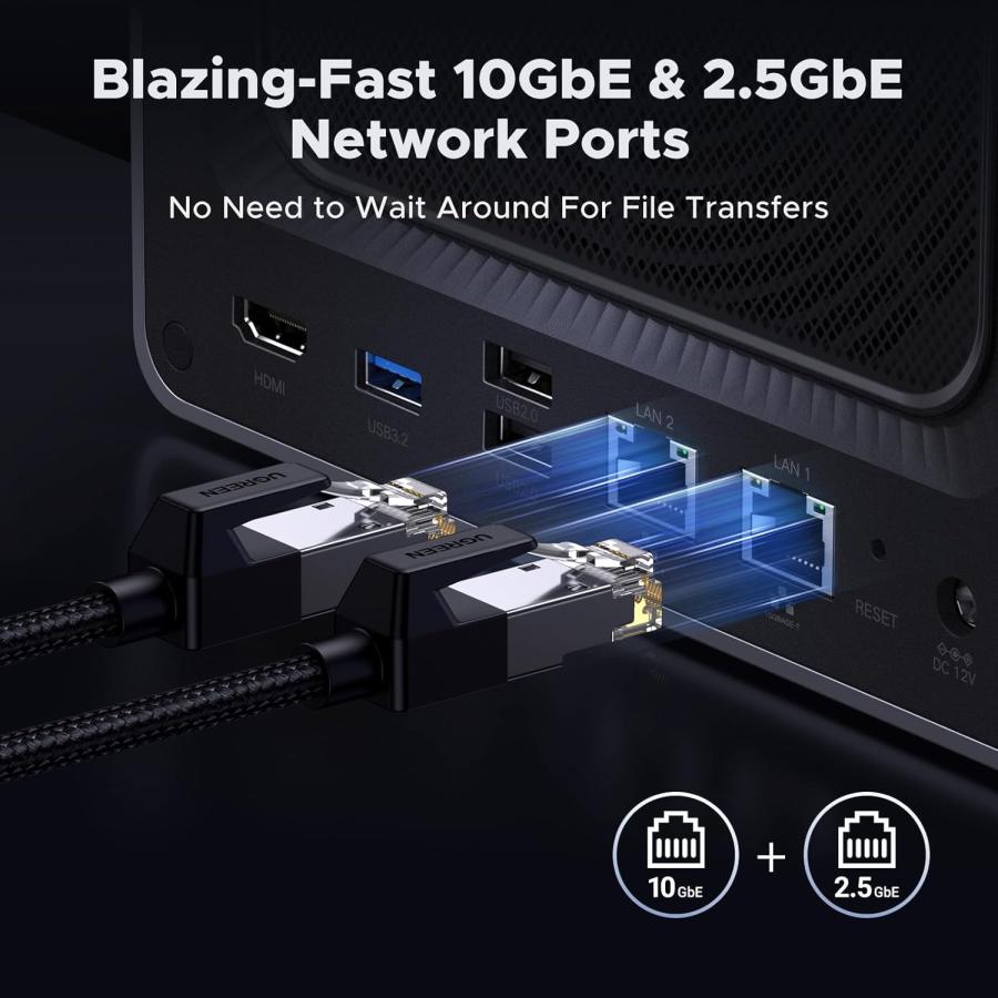 送料無料 UGREEN NASync DXP4800 Plus 4ベイデスクトップNAS 送料無料 UGREEN NASync DXP4800 Plus 4ベイデスクトップNAS