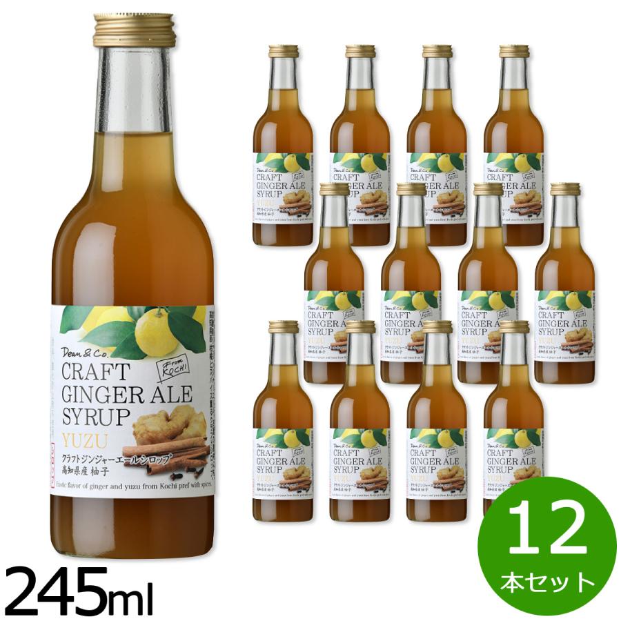 Dean＆Co. ジンジャーエールシロップ柚子 245ml×12本セット : neelセレクトショップ 3rd - 通販 - Yahoo!ショッピング