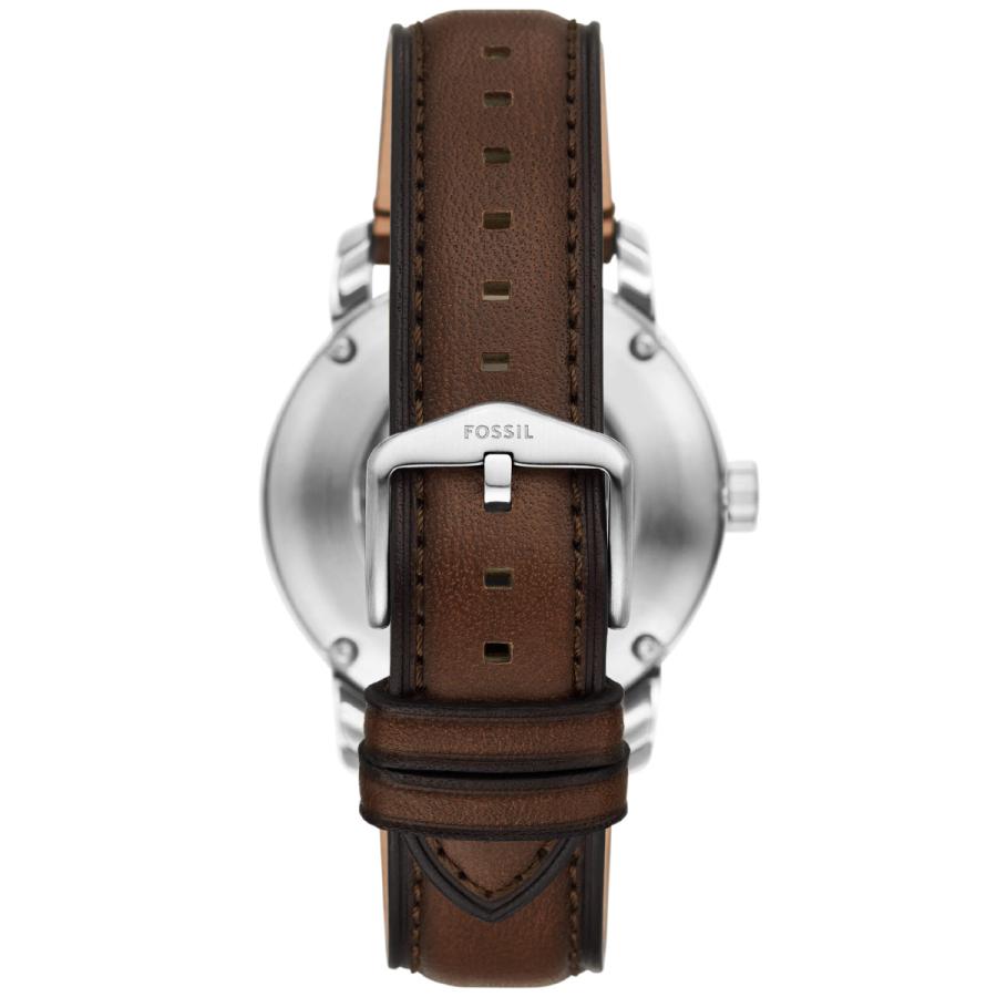 FOSSIL（フォッシル） 腕時計 メンズ 自動巻き FOSSIL HERITAGE オートマティック ブラウン レザーウォッチ ME3264 ...