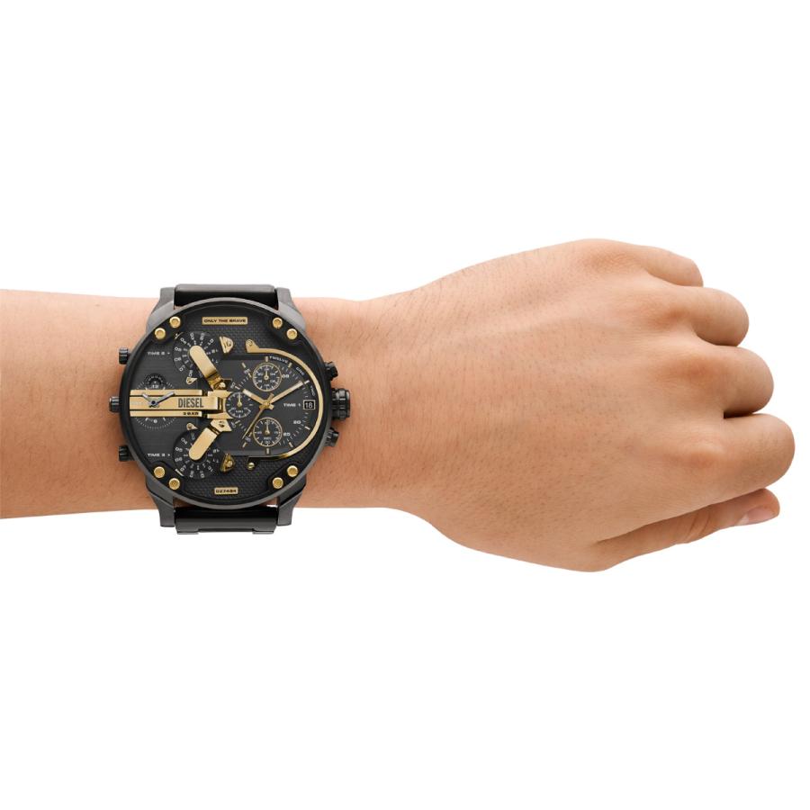 DIESEL ディーゼル 腕時計 メンズ MR. DADDY クロノグラフ ツートーン ステンレススチールウォッチ DZ7484 : 腕時計の ...