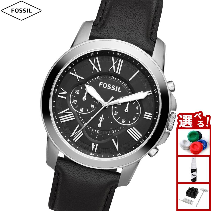 FOSSIL フォッシル 腕時計 メンズ GRANT クロノグラフ ブラック レザーウォッチ FS4812 : neel腕時計Yahoo!店 ...