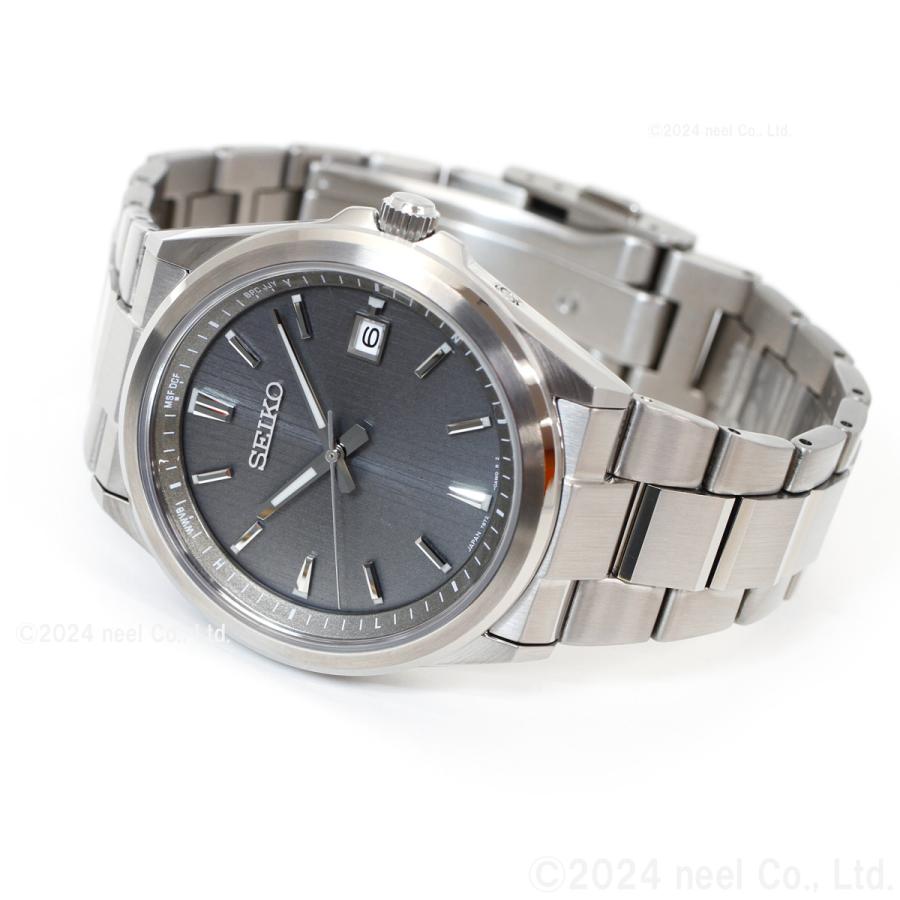 SEIKO SELECTION （ノベルティー付き）セイコー セレクション Sシリーズ 電波 ソーラー 腕時計 メンズ SBTM347 ...