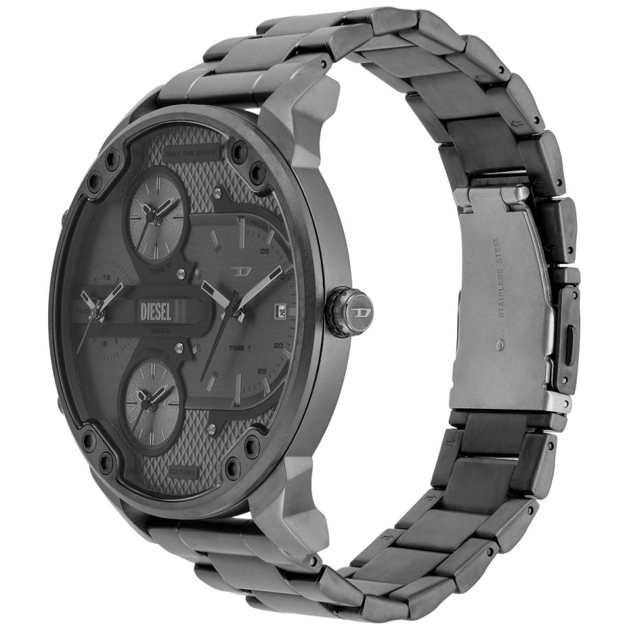 ディーゼル DIESEL 腕時計 メンズ MR. DADDY SLIM 三針 ガンメタル ステンレススチールウォッチ DZ7487 ...