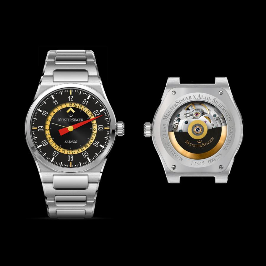 MEISTER SINGER マイスタージンガー MeisterSinger アラン シルベスタイン カエノス 自動巻き 腕時計 ED ...