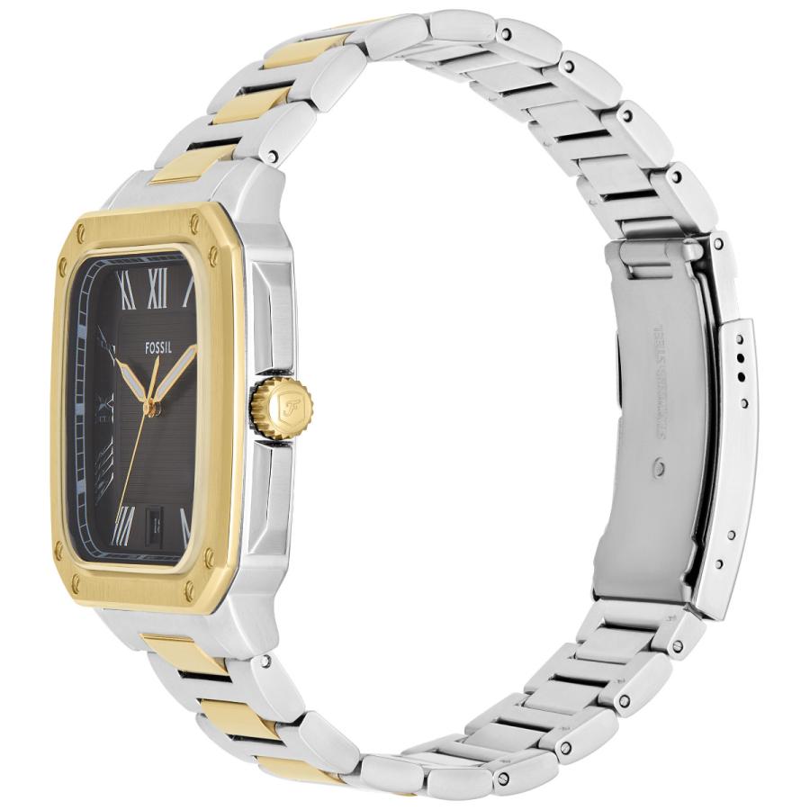 FOSSIL フォッシル 腕時計 メンズ CROSBY 三針デイト ツートーン ステンレススチールウォッチ FS6123 : neelヤフー店 ...