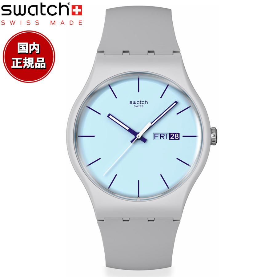 Swatch（スウォッチ） 腕時計 メンズ レディース オリジナルズ ORIGINALS BLUEBERRY SKY SO29M702 ...