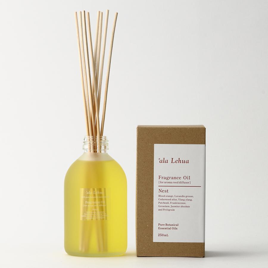 `ala Lehua フレグランスオイル ラタンスティック（26cm）セット Nest ネスト 250ml＆8本セット【送料無料】 : ala ...