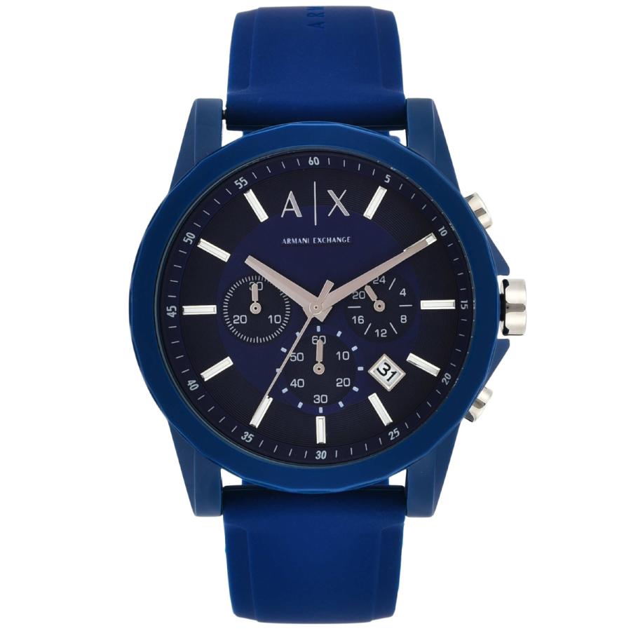 ARMANI EXCHANGE A|X アルマーニ エクスチェンジ 腕時計 メンズ クロノグラフ シリコンウォッチ AX1327 : neel ...