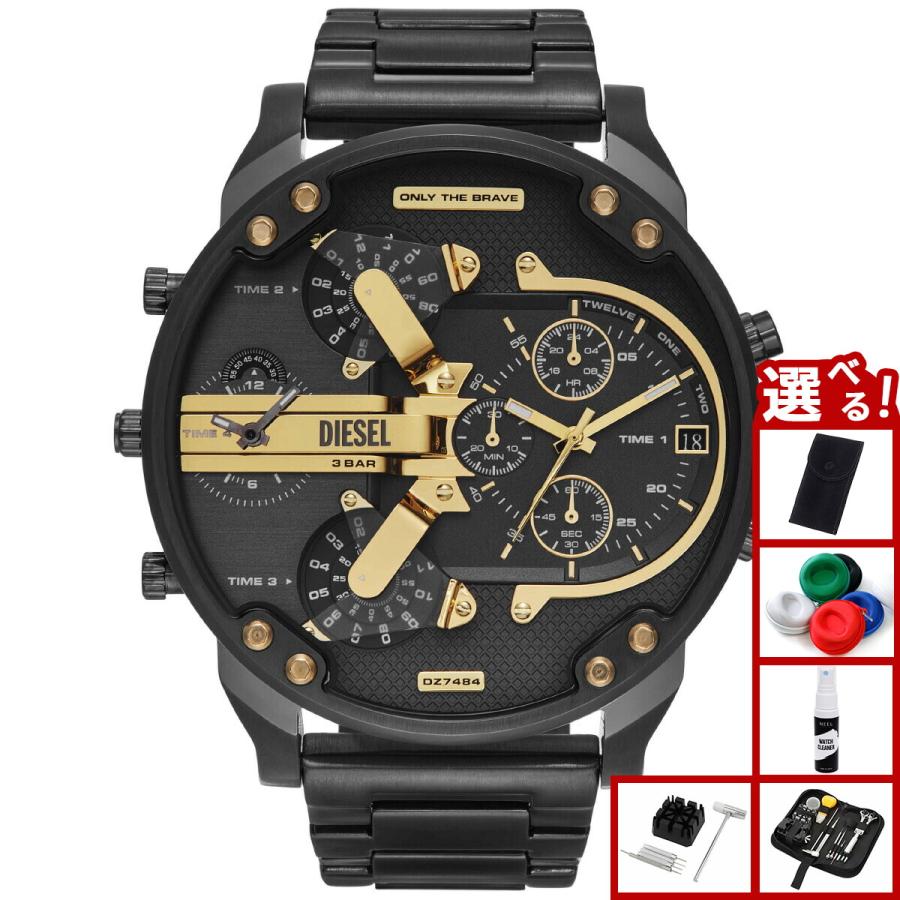 DIESEL ディーゼル 腕時計 メンズ MR. DADDY クロノグラフ ツートーン ステンレススチールウォッチ DZ7484 : neel ...