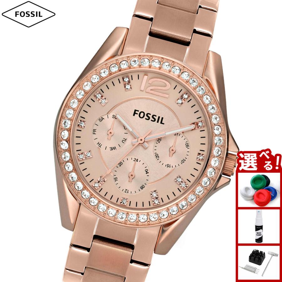 FOSSIL フォッシル 腕時計 レディース RILEY マルチファンクション ローズゴールドトーン ステンレス ES2811 : neel ...