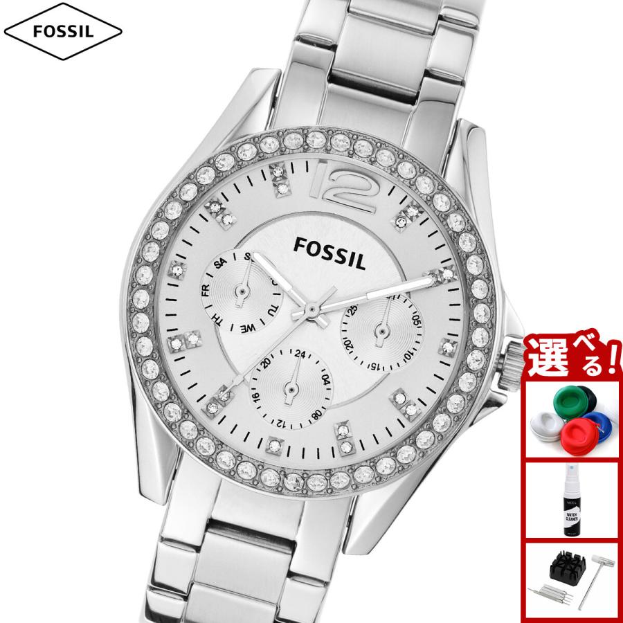FOSSIL フォッシル 腕時計 レディース RILEY マルチファンクション ステンレススチールウォッチ ES3202 : neelセレクト ...