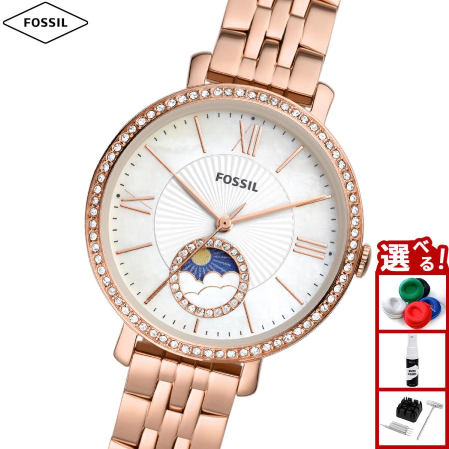 FOSSIL フォッシル 腕時計 レディース JACQUELINE サンムーン マルチファンクション ローズゴールド ES5165 ...