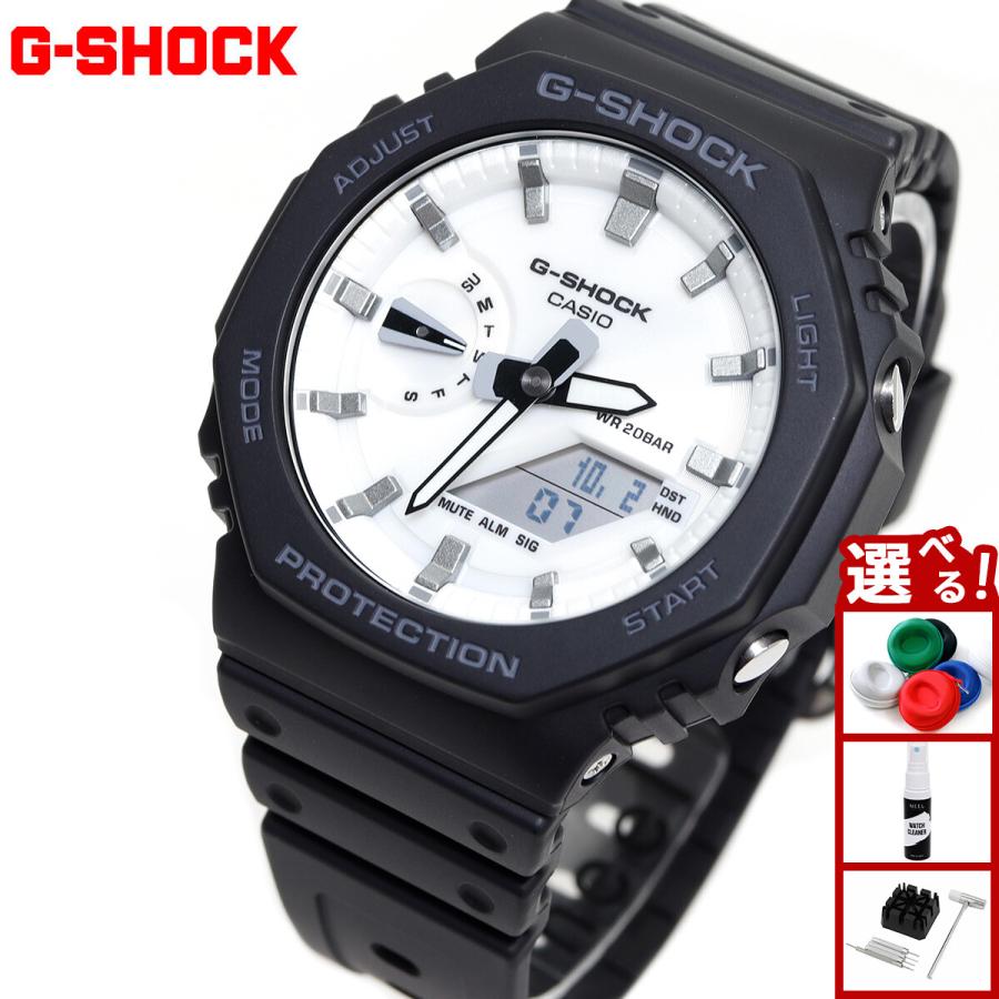 G-SHOCK Gショック アナデジ 腕時計 メンズ GA-2100WD-1AJF Black and brilliant white ...