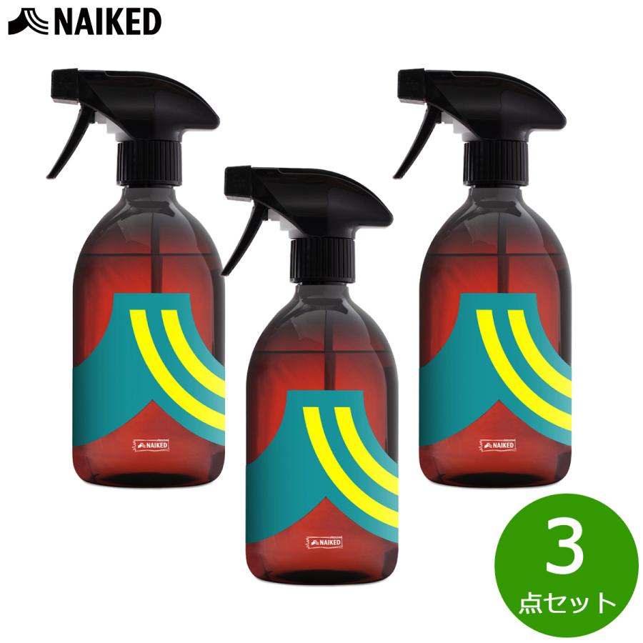 NAIKED リサイクルPETスプレーボトル グリーン 3点セット : nkd-4495-3 : neelセレクトショップ 2nd Yahoo!店 - 通販 - Yahoo!ショッピング