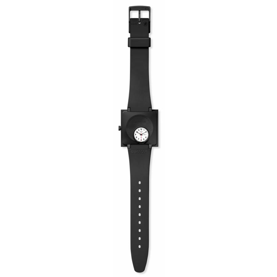 Swatch swatch スウォッチ WHAT IF...BLACK? 腕時計 SO34B700 BIOCERAMIC IF? : neel ...