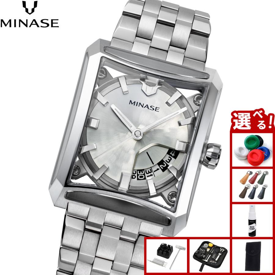 MINASE ミナセ 腕時計 メンズ 自動巻き SEVEN WINDOWS ブレスレットモデル VM15-M01YWH-SSB : neelセレクトショップ 2nd Yahoo!店 - 通販 ...