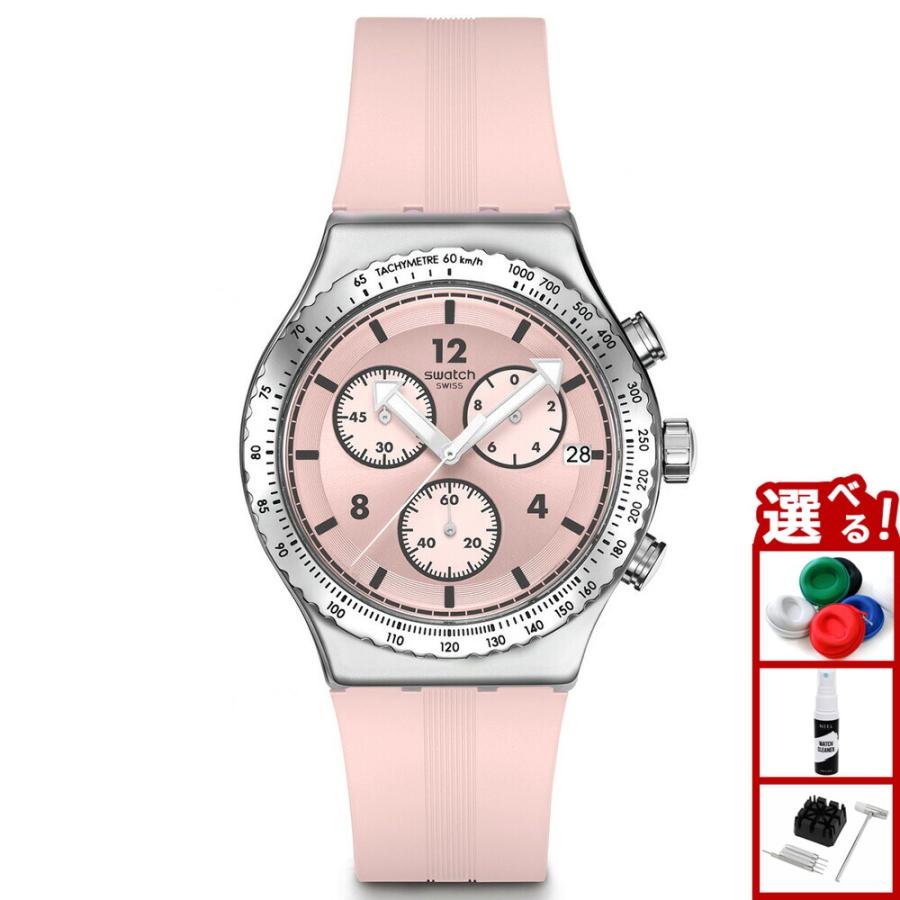 swatch スウォッチ 腕時計 レディース アイロニー IRONY POPPINGLY PINK クロノグラフ YVS532 : yvs532 : neelセレクトショップ 2nd ...