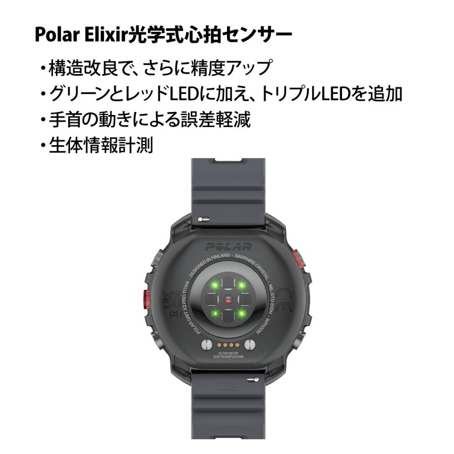 ポラール POLAR Grit X2 Pro Titan スマートウォッチ GPS 心拍 スポーツ ヘルスケア 腕時計 900110288 : neelセレクトショップ 4th - 通販 ...