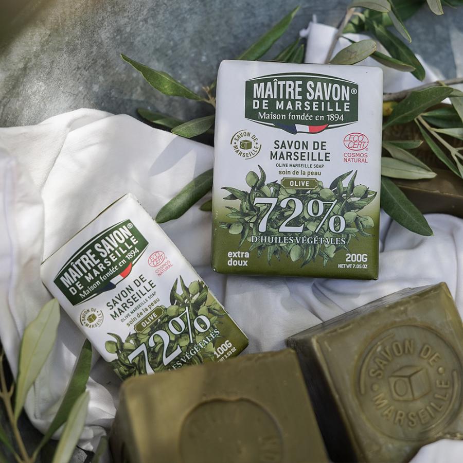 MAITRE SAVON DE MARSEILLE メートル・サボン・ド・マルセイユ サボン・ド・マルセイユ オリーブ 100g×3点 :MSM-1015-3:neelセレクトショップ 4th ...