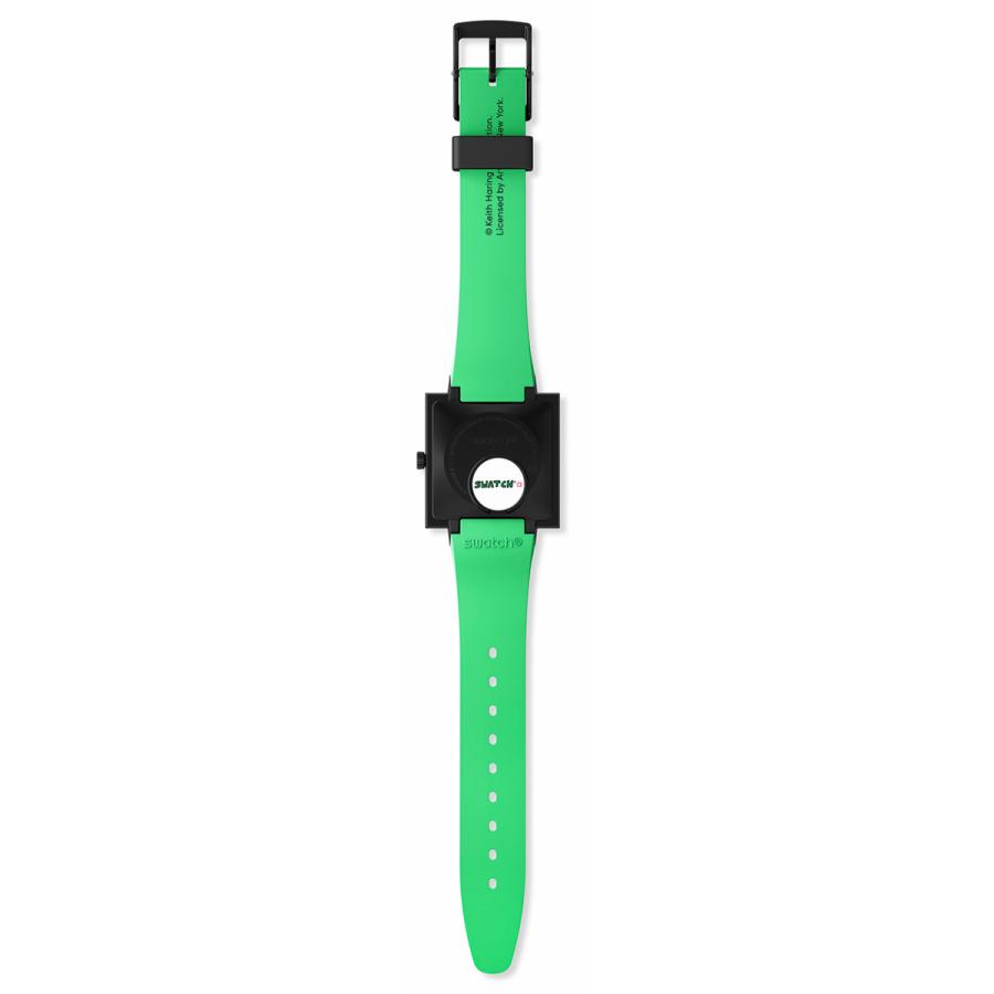 Swatch swatch スウォッチ SQUARE BIOCERAMIC 腕時計 メンズ レディース SO34Z102 BREAKS OFF ...