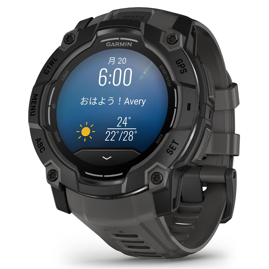 ガーミン GARMIN Instinct 3 AMOLED 50mm インスティンクト3 アモレッド スマートウォッチ 010-03020-30 : 010-03020-30 : neel ...