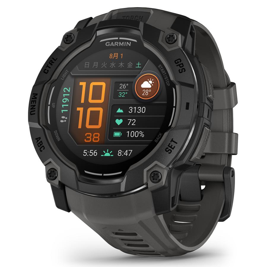 ガーミン GARMIN Instinct 3 AMOLED 50mm インスティンクト3 アモレッド スマートウォッチ 010-03020-30 : 010-03020-30 : neel ...