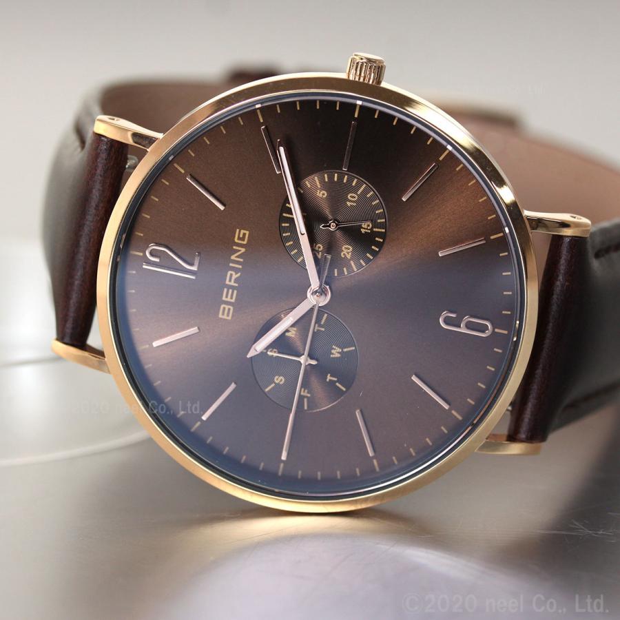 BERING ベーリング 日本限定モデル 腕時計 メンズ レディース LUXE BROWN Changes 14240-265 : neel ...