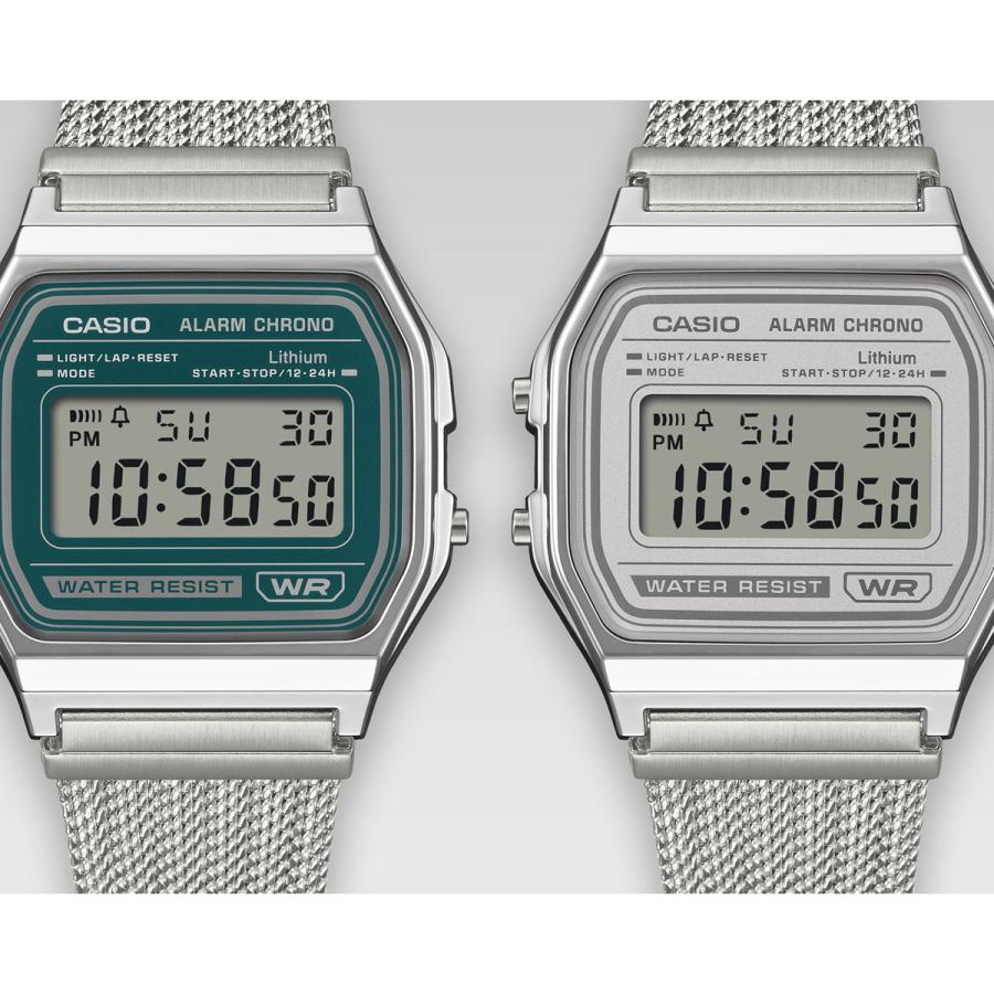 スタンダード（CASIO） カシオ クラシック CASIO CLASSIC デジタル 限定 腕時計 A158WEM-7JF ライトグレー ...
