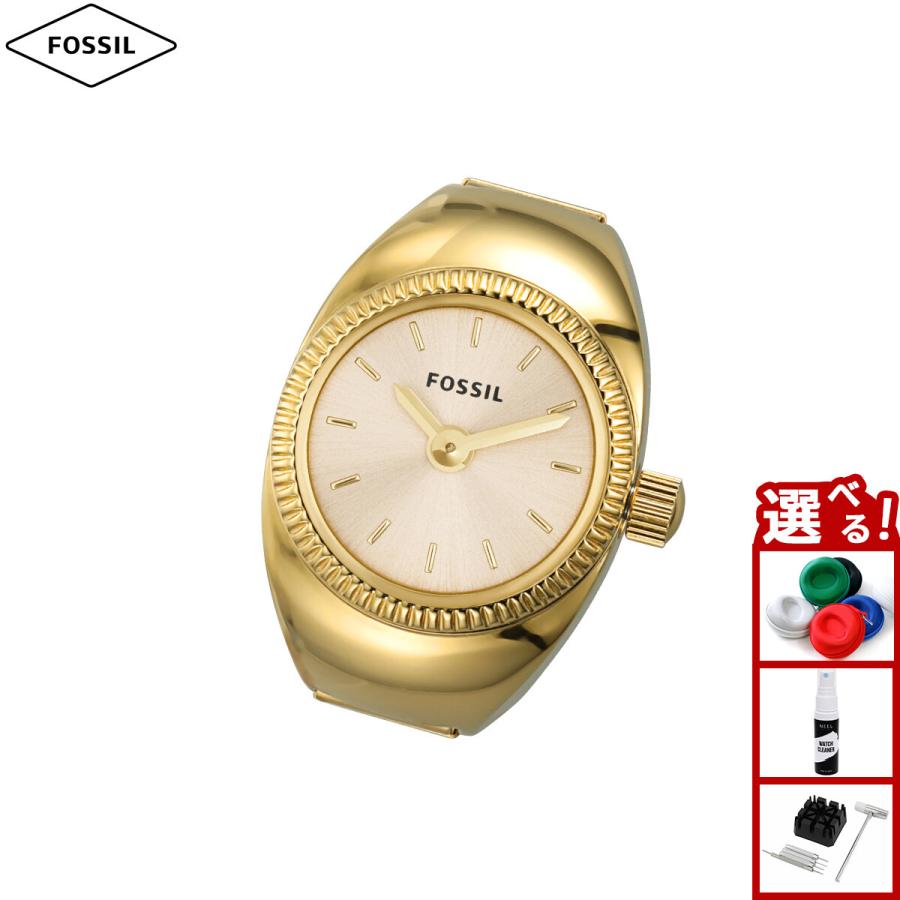 FOSSIL フォッシル リングウォッチ 時計 指輪 レディース 二針 ゴールドトーン ウォッチリング ES5246 : neelセレクト ...