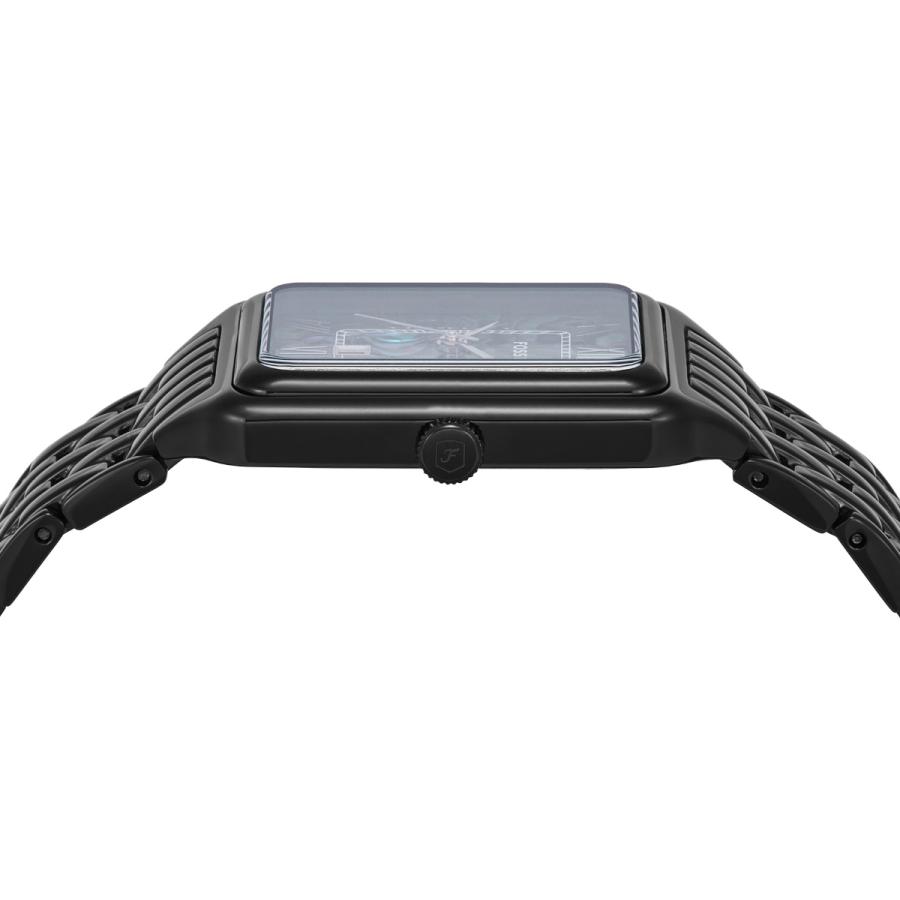 フォッシル FOSSIL 腕時計 レディース RAQUEL 三針デイト ブラック ステンレススチールウォッチ ES5340 : es5340 ...