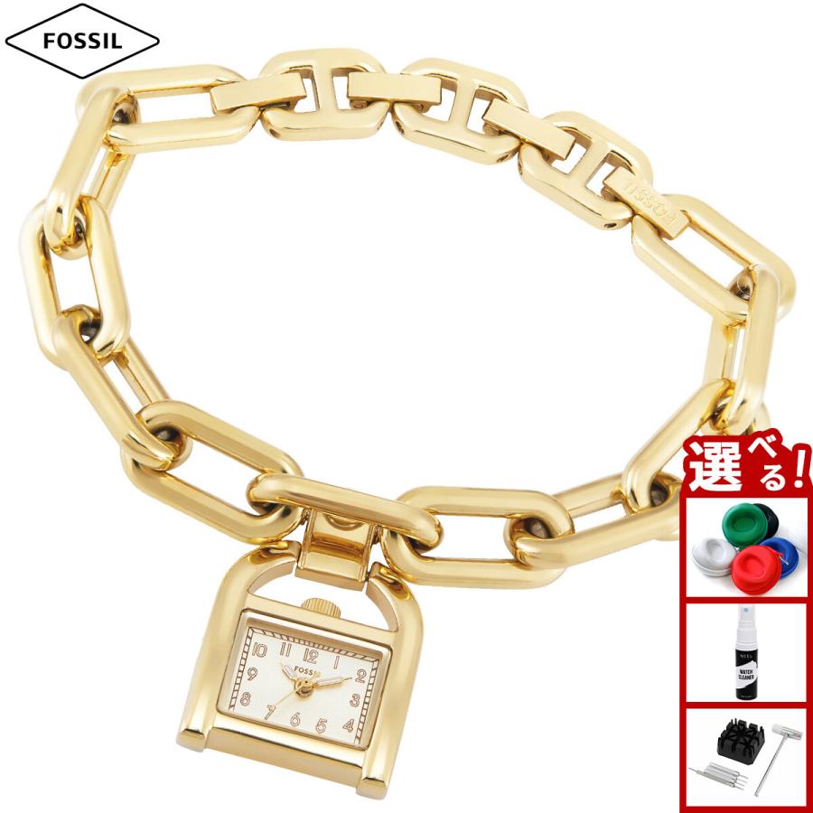 フォッシル FOSSIL 腕時計 レディース HARWELL 三針 ゴールドトーン ウォッチチャームブレスレット ES5372 ...