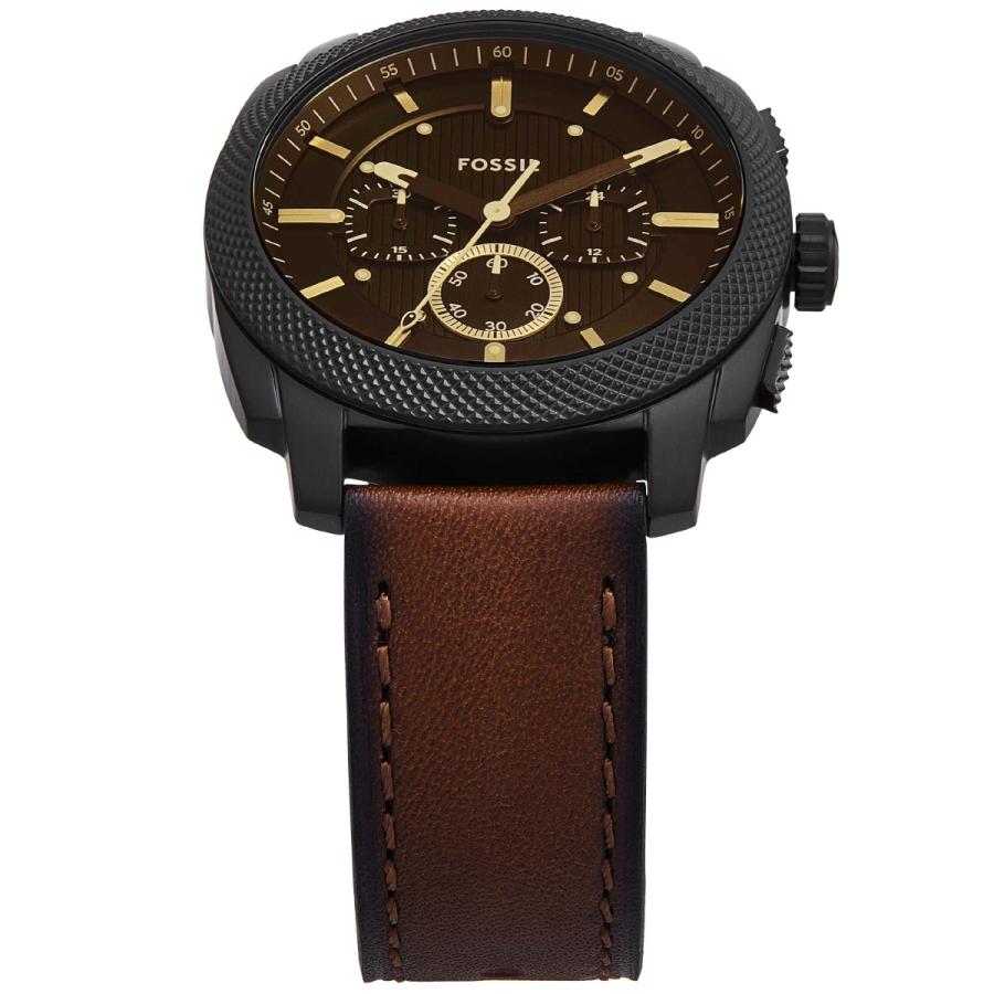 フォッシル FOSSIL 腕時計 メンズ MACHINE クロノグラフ ブラック ステンレススチールウォッチ FS6101 : neel ...