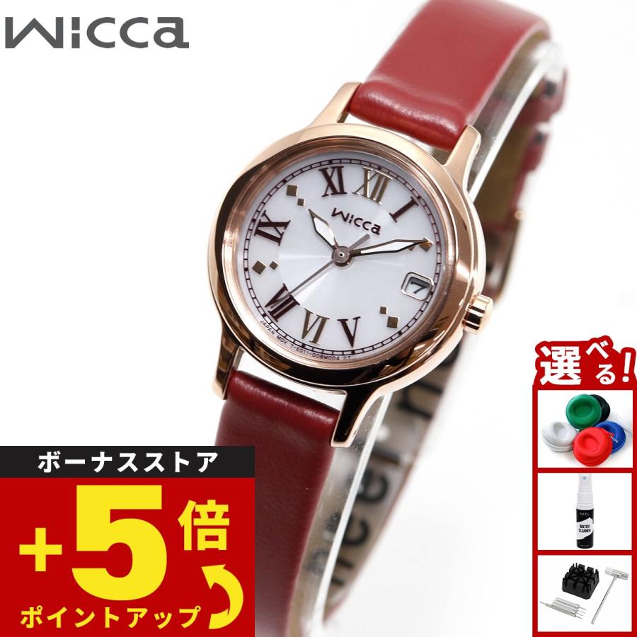 wicca ウィッカ シチズン ソーラーテック 腕時計 レディース KH4-963-14 CITIZEN : neelセレクトショップ Yahoo!店 - 通販 - Yahoo!ショッピング