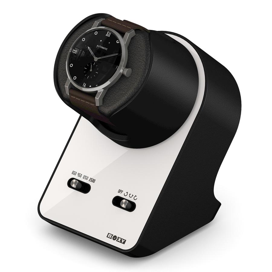 ボクシーデザイン BOXY Design ウォッチワインダー ワインディングマシーン BLDC WINDER Night Stand 1本巻き ホワイト NS-BLDC-WH : neel ...