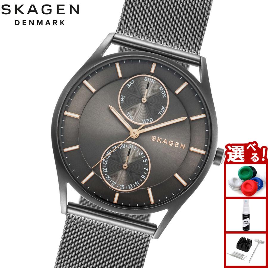 HOLST スカーゲン SKAGEN 腕時計 メンズ クロノグラフ マルチファンクション スチールメッシュ SKW6180 : neel ...