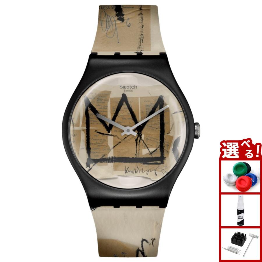 Swatch（スウォッチ） UNTITLED BY JEAN-MICHEL BASQUIAT 無題 腕時計 SUOZ355 : neelセレクトショップ Yahoo!店 - 通販 ...