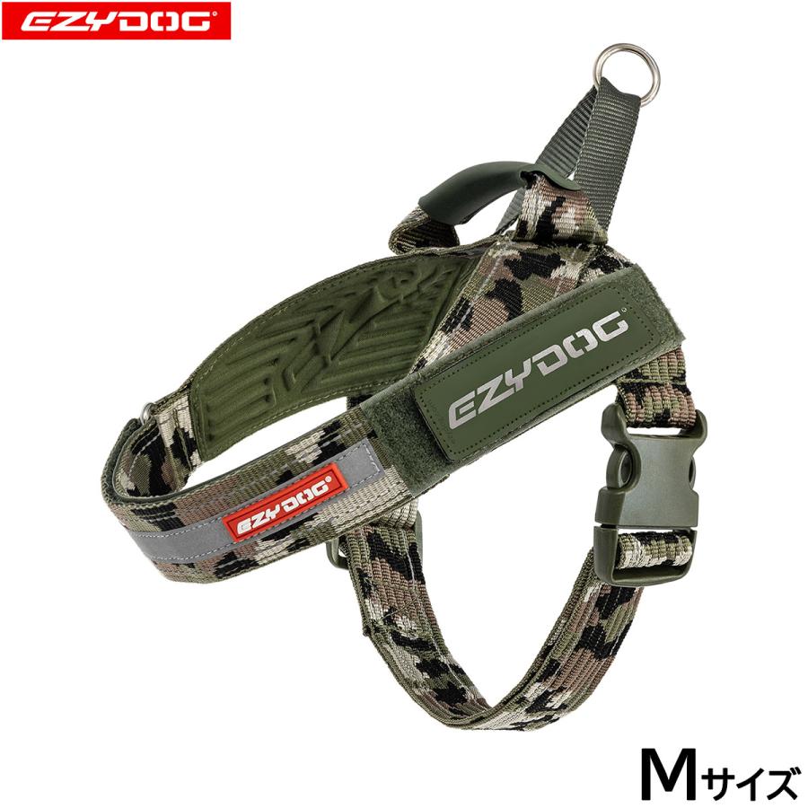 イージードッグ EZYDOG エクスプレスハーネス M グリーンカモ ハンドル付き 反射 中型犬 : ペットショップneel - 通販 - Yahoo!ショッピング