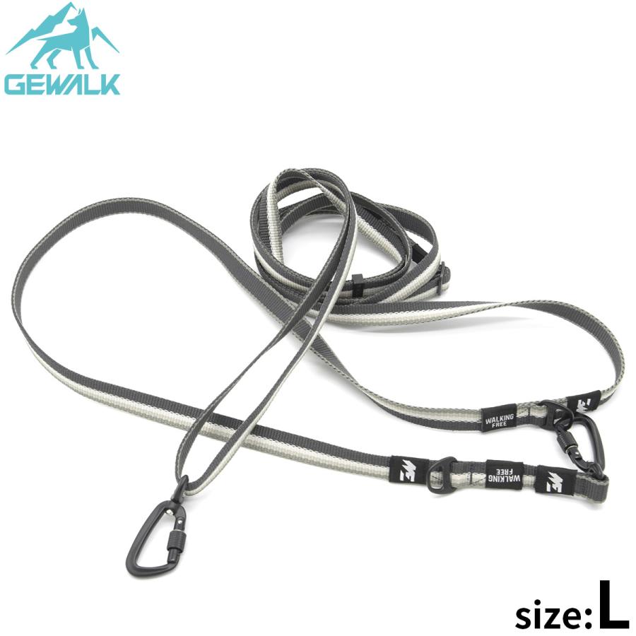 ジウォーク GEWALK マルチファンクション リーシュ（リード） エコ 270-350 L グレー : lge309-lgy : ペットショップneel - 通販 - Yahoo!ショッピング