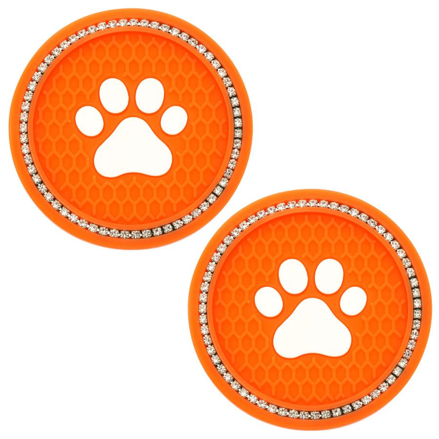 ブランド登録なし 車用 コースター 肉球 70mm 2枚セット ノンスリップ ドリンクホルダー用 ネグエス : Negesu - 通販 - Yahoo!ショッピング