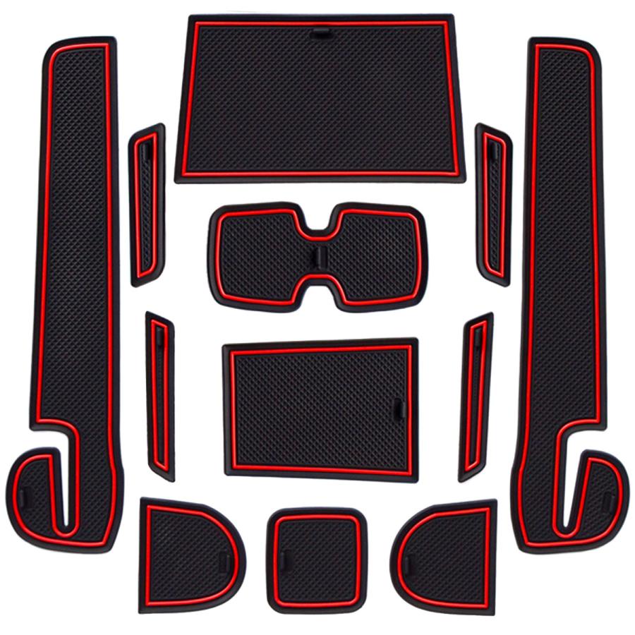 スイフト ポケットマット ラバーマット スズキ フロアマット すべり止めシート ゴムマット 騒音防止 キズ防止 車種専用設計 12枚セット カスタム ネグエス :Y-3808-3811 ...