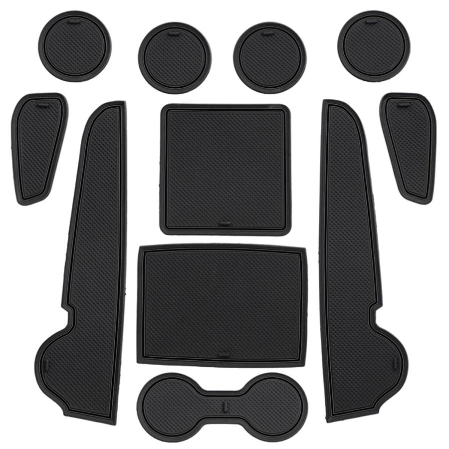 カローラクロス ポケットマット ラバーマット トヨタ フロアマット ゴムマット コンソールマット 騒音防止 キズ防止 車種専用設計 11枚セット ネグエス : y-3836-3839 ...