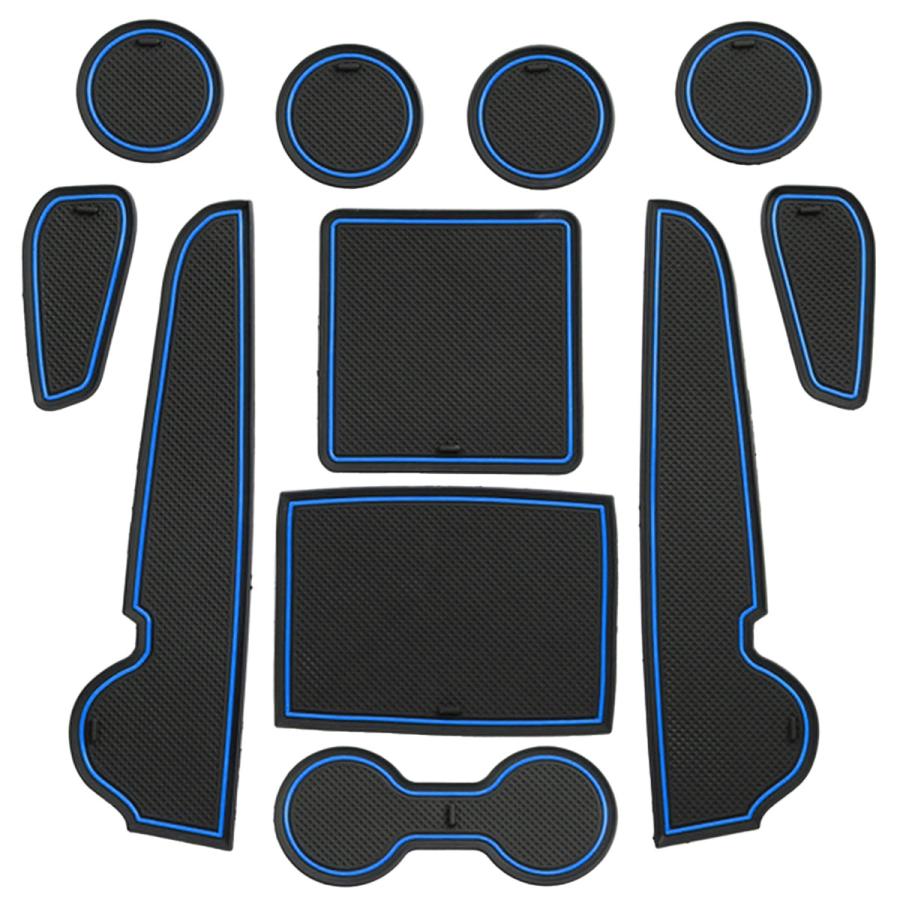 カローラクロス ポケットマット ラバーマット トヨタ フロアマット ゴムマット コンソールマット 騒音防止 キズ防止 車種専用設計 11枚セット ネグエス : y-3836-3839 ...