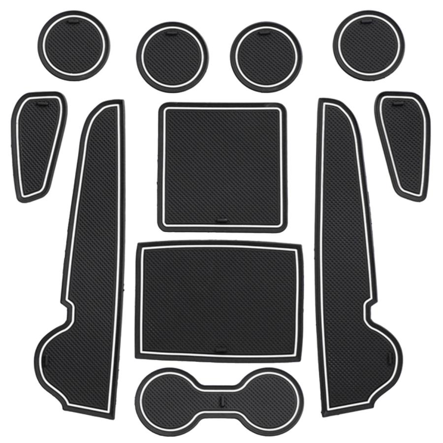 カローラクロス ポケットマット ラバーマット トヨタ フロアマット ゴムマット コンソールマット 騒音防止 キズ防止 車種専用設計 11枚セット ネグエス : y-3836-3839 ...