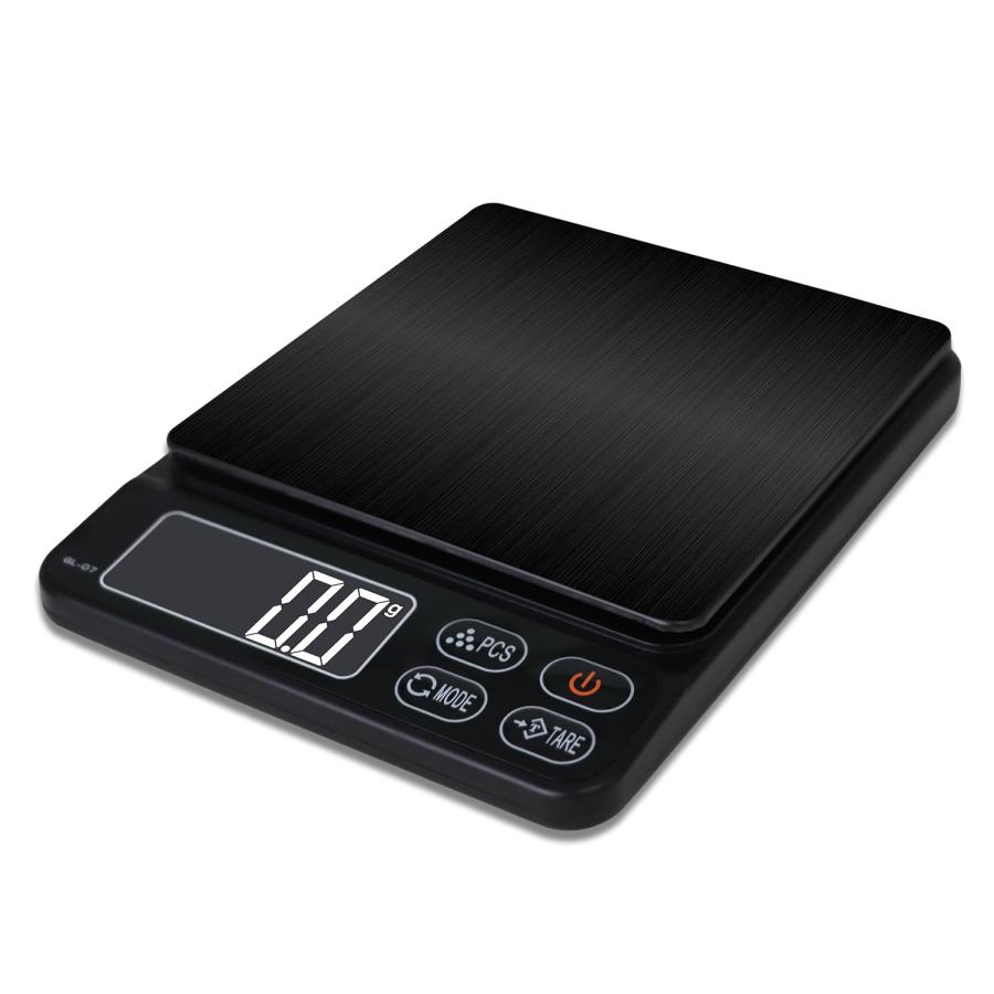 はかり デジタル デジタルスケールはかり 3000g 計量器 0.1g単位 3kg キッチン クッキングスケール ブラック : ねいろ店 - 通販 - Yahoo!ショッピング