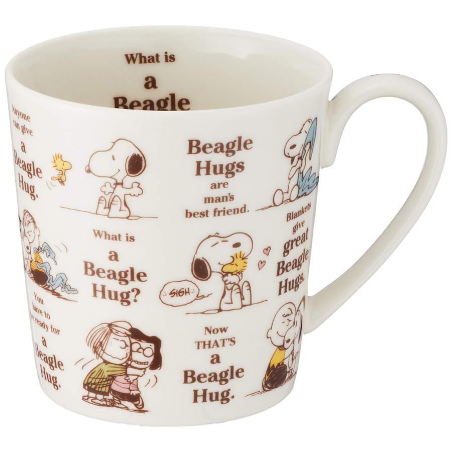 PEANUTSピーナッツ スヌーピー ピーナッツ ハグ たっぷり マグカップ 350ml 白 604138 : ねいろ店 - 通販 - Yahoo!ショッピング