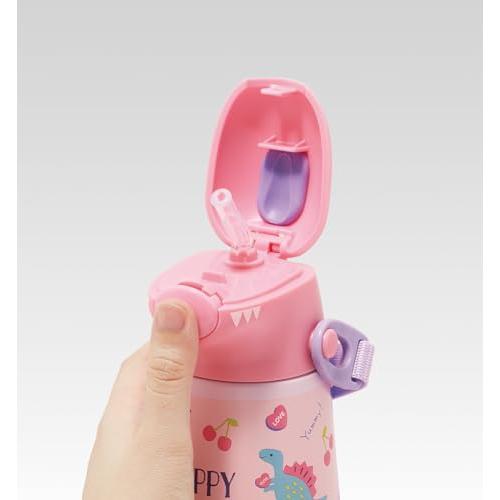 スケーターSkater 立体型 ステンレス ストロー 水筒 370ml 真空二重 保冷専用 ハッピー&スマイル SSH4D-A : ねいろ店 - 通販 - Yahoo!ショッピング